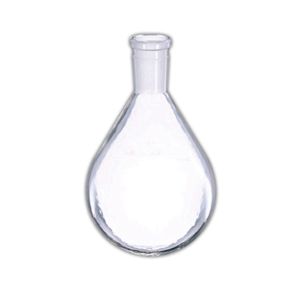 EVAPORATING PEAR-SHAPED FLASK 500ML SJ 29/32 BORO EURO EA