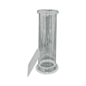 GAS JAR, 50X150MM, WITH COVER, BOROSILICATE GLASS, EACH