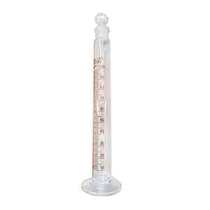 MEASURING MIXING CYLINDER W/BASE & STOPPER CL A 100ML EA