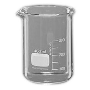 BEAKER 10ML LOW FORM W/SPOUT BORO GLASS EA - Livingstone IT