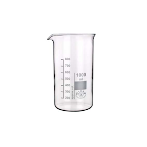 BEAKER 1000ML TALL FORM GRAD W/SPOUT BORO GLASS EA