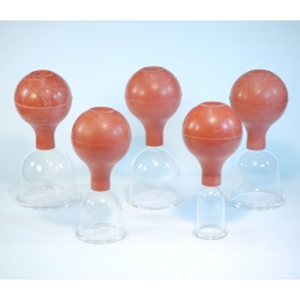 Glass Suction Cups with Rubber Bulb