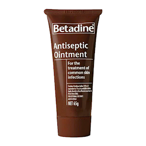 BETADINE ANTISEPTIC OINTMENT, 65G TUBE, EACH
