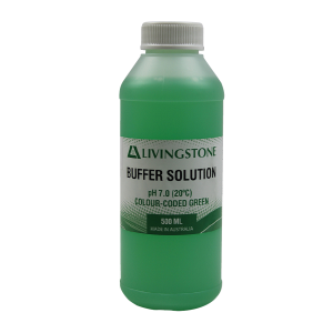 LIV BUFFER SOLUTION PH 7.0(20degC) COLOUR-CODED GREEN 500ML EA