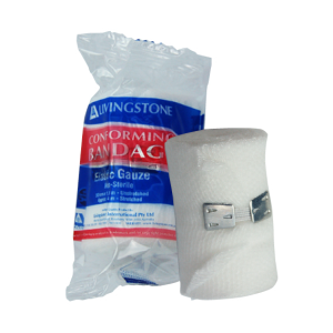Conforming Bandage with Clips - 50mm x 4m, Stretched, Single Roll