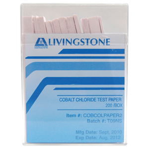 Shop Cobalt Chloride Paper | Livingstone International Healthcare ...