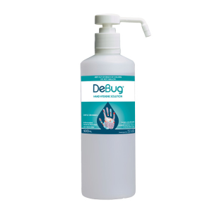 DEBUG HAND HYGIENE SOLUTION 0.5pct CHLRHXDN 500ML PUMP BTL EA