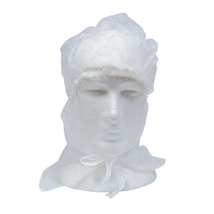 LIV DISP HEAD HOOD COVER WITH BACKFLAP WHITE HACCP 1000/CT