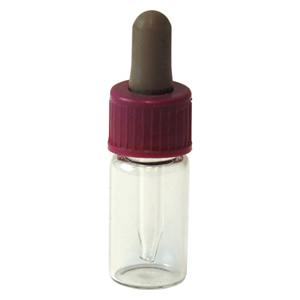 DROPPING BOTTLE CLEAR 4ML WITH SCREW CAP, TEAT & DROPPER