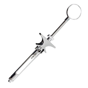 LIV ASPIRATING SYRINGE 2.2ML W/HARPOON RING PLUNGER BRASS EA