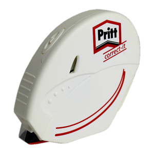 CORRECTION ROLLER PELICAN DISP. WHITE 8.4MM EA - Child Care