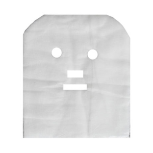 FACIAL GAUZE MASK W HOLES FOR EYES, NOSE & MOUTH SQUAR 50/PK