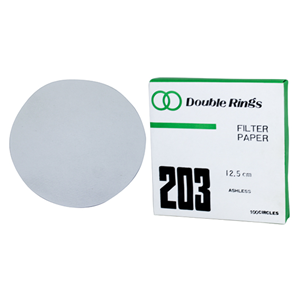 FILTER PAPER QUANTITATIVE ASHLESS SLOW SPEED 125MM 100/BOX