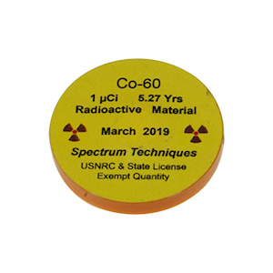 IEC RADIOACTIVE SOURCE GAMMA COBALT 60 EACH - School