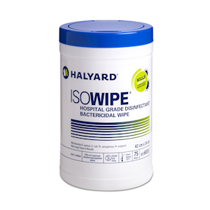 ISOWIPES 70 PERCENT ALCOHOL WIPES 145 X 420MM, 75/TUB