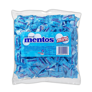 MENTOS MINTS, INDIVIDUALLY WRAPPED, 540G BAG