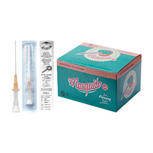 MOSQUITO PIERCNG NEEDLE SELFRELEASE, 14G (2.1MM)X45MM, 50/BX