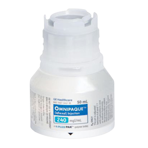 OMNIPAQUE 240 CONTRAST MEDIA IOHEXOL 240 MG, 10 VIALS/PACK
