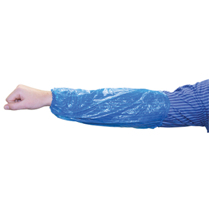 LIVINGSTONE SLEEVE PROTECTORS 40 X 20CM PE BLUE HACCP 100/BG