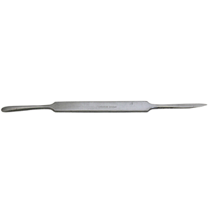 LIV SPATULA 180X5MM POINTED BENT AND ROUNDED BENT SS EACH