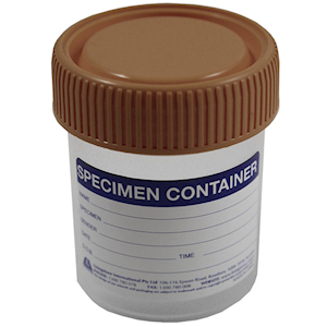SPECIMEN JAR, 70ML, W/CAP & SPOON, LABELLED, PP, 550/CTN | Healthcare ...