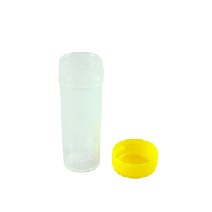 TECHNO PLAS SPECIMEN CONTAINER W/YLW CAP 30ML STRL PP 500/CT
