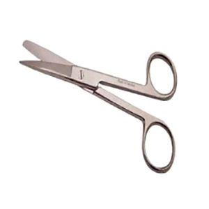 LIV SURGICAL SCISSORS 16CM BLUNT/BLUNT CURVED EACH - School